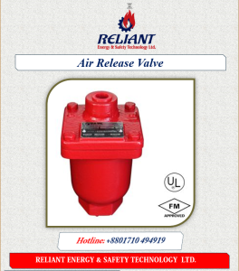 Air Release Valve - Reliant Energy & Safety Technology Ltd