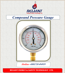 Compound / Negative Pressure Gauge - Reliant Energy & Safety Technology Ltd
