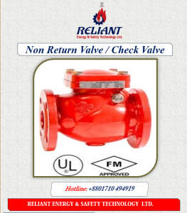 Non Return Valve - Reliant Energy & Safety Technology Ltd