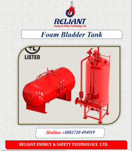 Foam Bladder Tank - Reliant Energy & Safety Technology Ltd