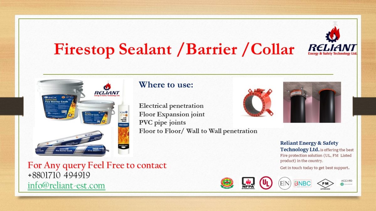 Fire Barrier - Reliant Energy & Safety Technology Ltd